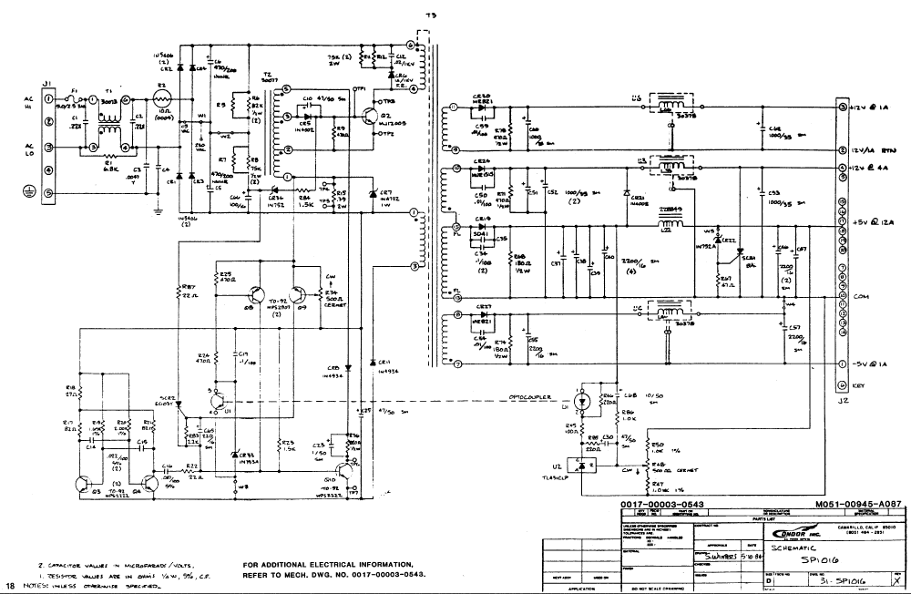 Should I recap a Condor switchmode power supply? | Museum of the Game ...