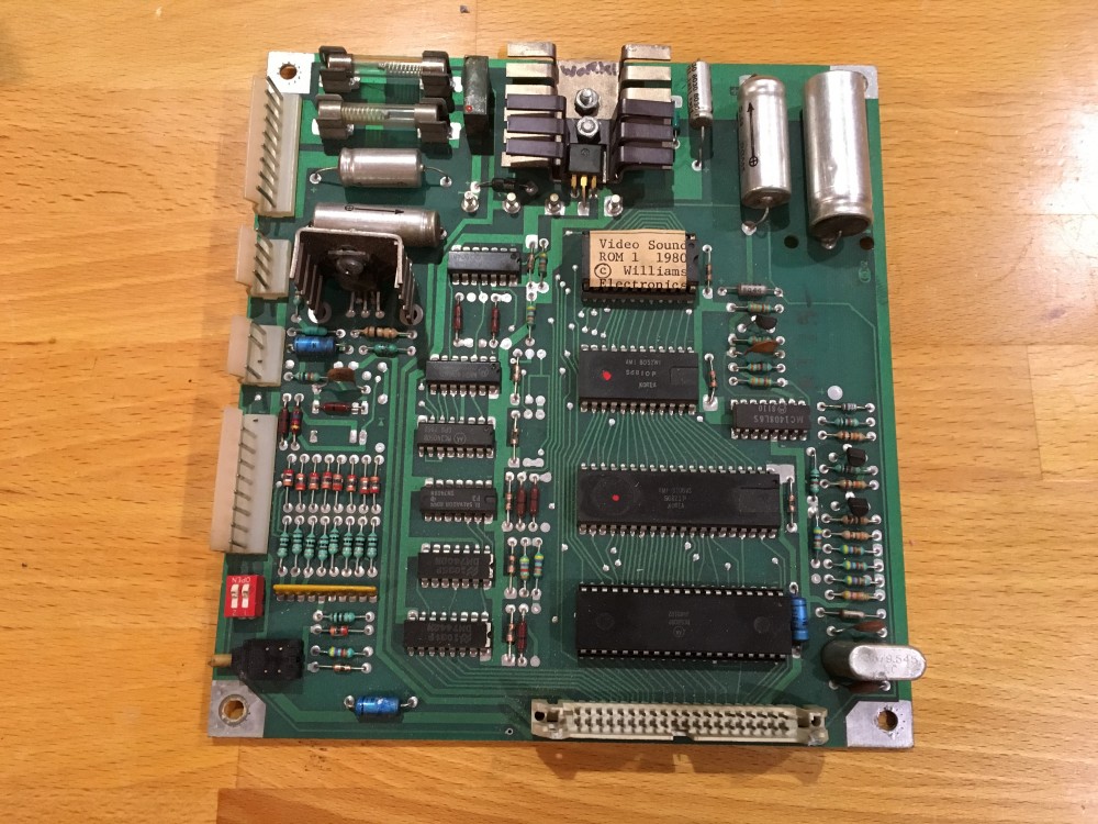 SOLD - PARTS - Working Williams Defender Soundboard | Museum of the ...