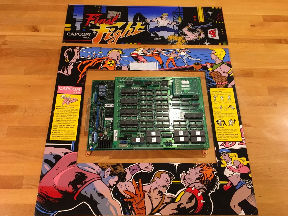 SOLD - PARTS - Capcom Final Fight PCB | Museum of the Game ...