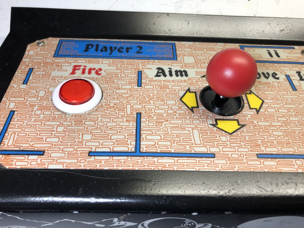 SOLD - PARTS - Wizard of Wor control panel, non-original sticks ...