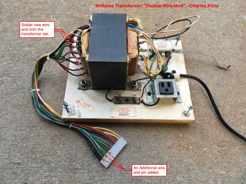 FS Last Call: - Williams Transformer Replacement Wire - Dual Wire Mod ...