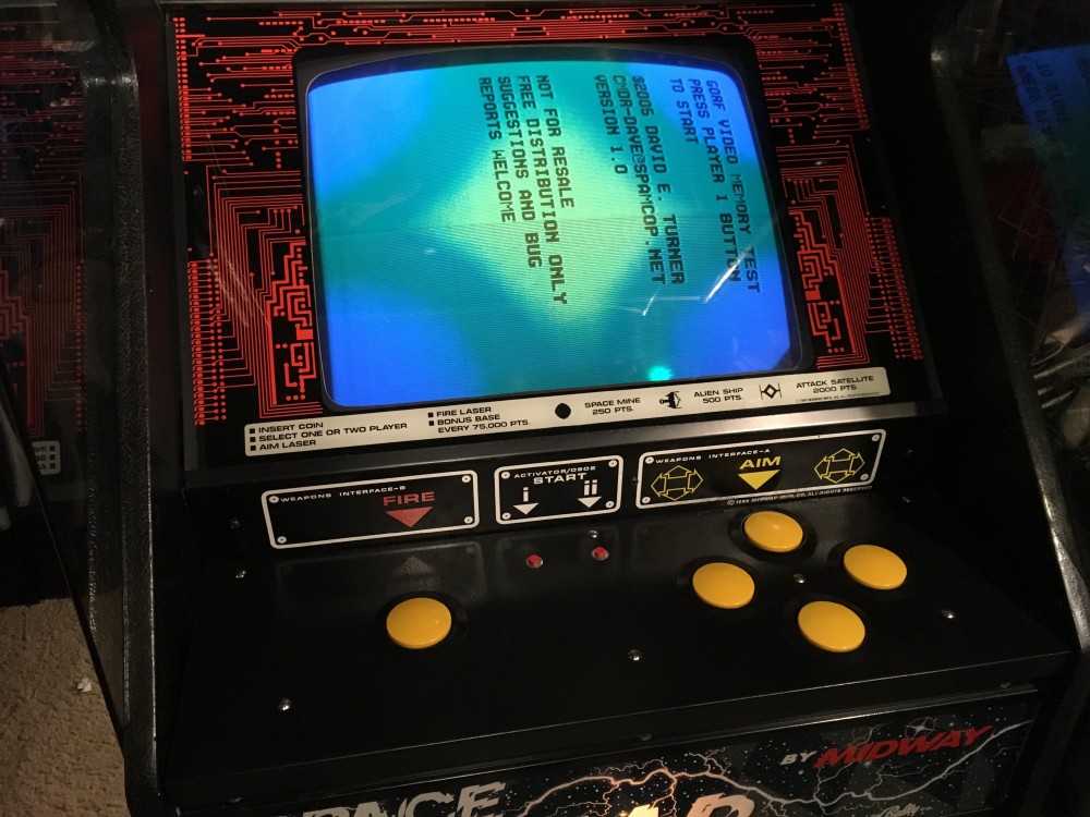 Midway Space Zap Technical info | Museum of the Game® & International ...