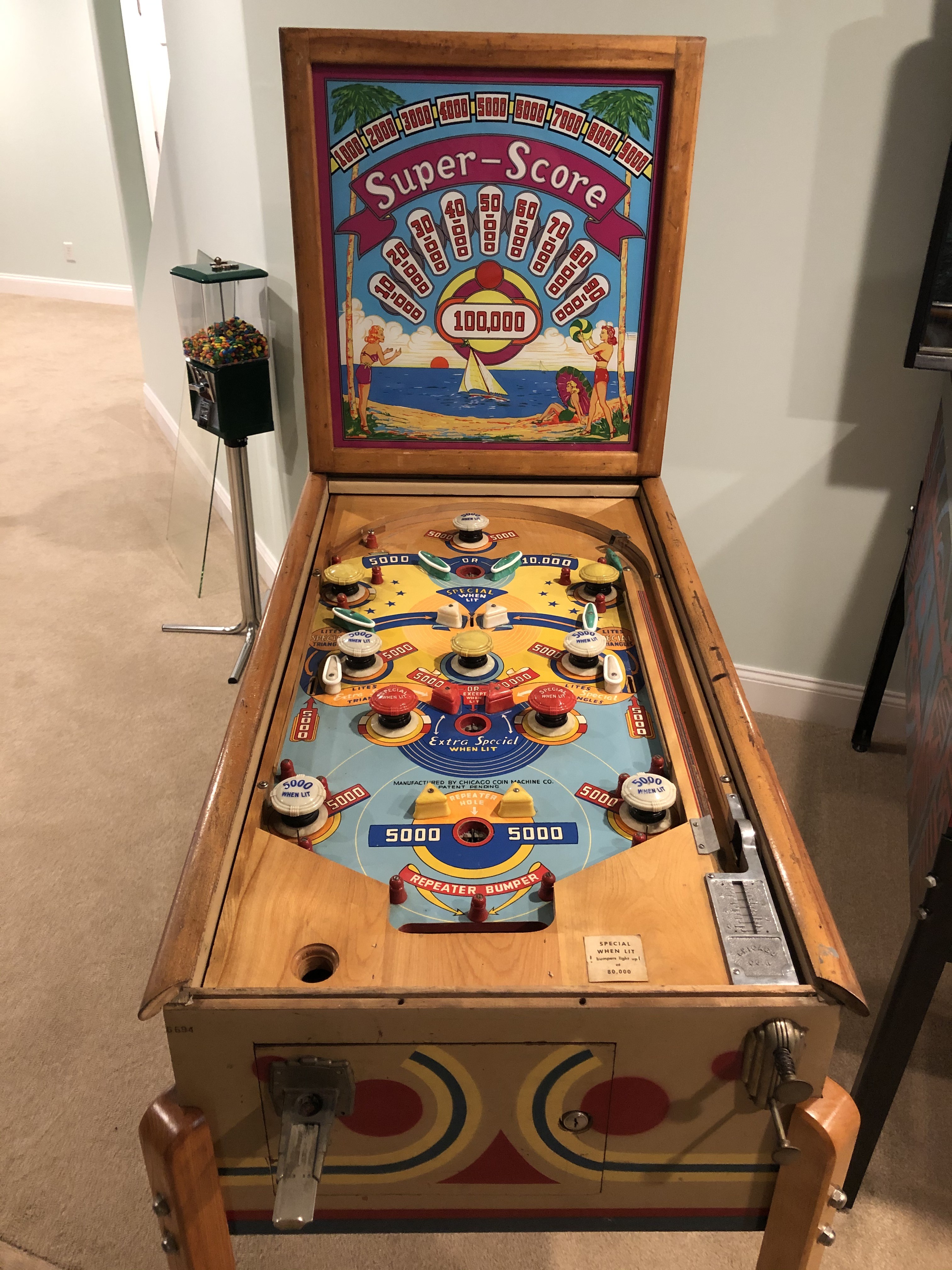 Chicago Coin Super Score Repair and Partial Restoration Log | Museum of ...