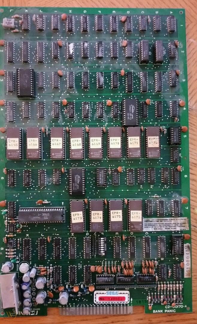 Sega Bank Panic - PAL16 binaries for 2B and 2C | Museum of the Game ...
