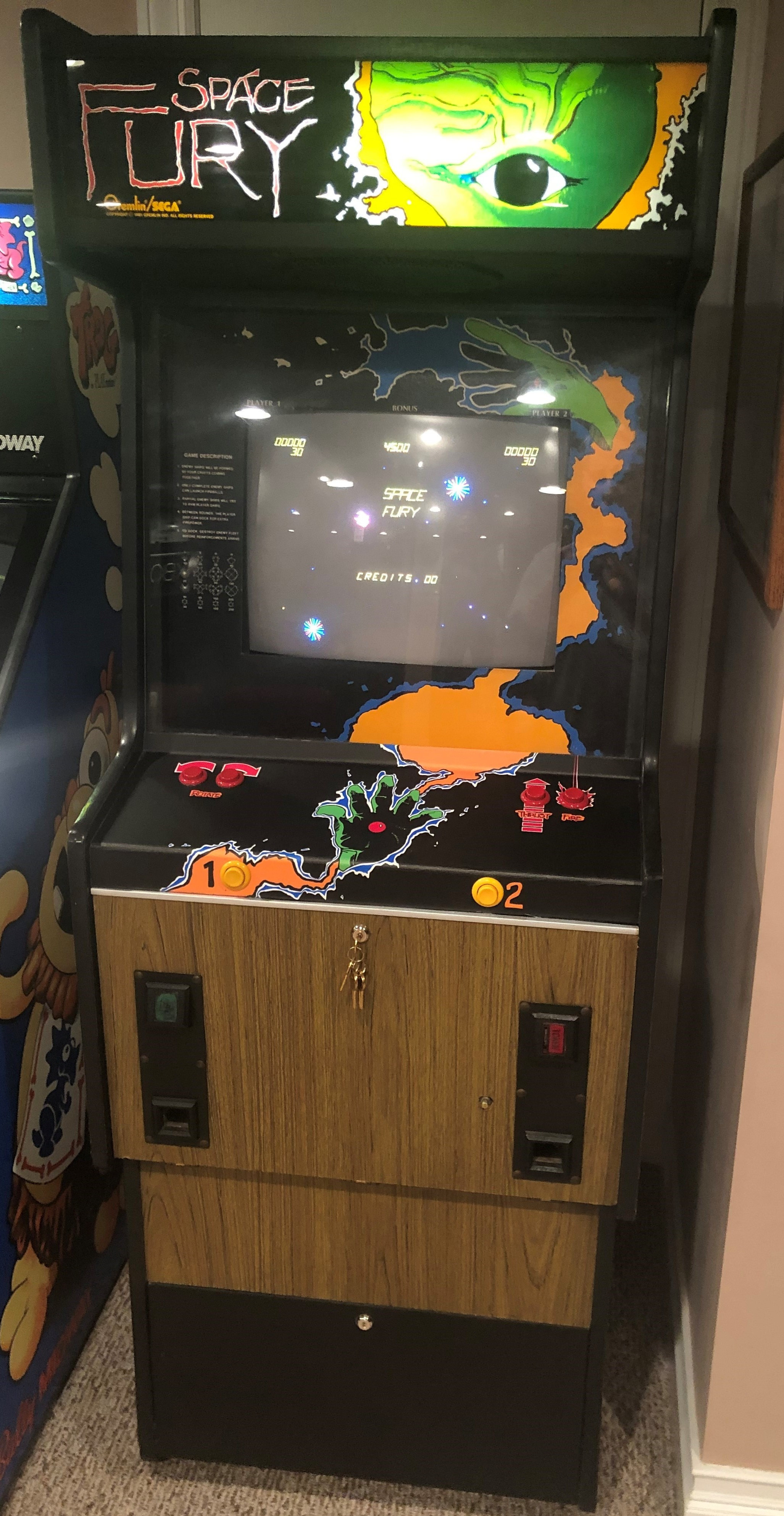 SOLD - GAME - Space Fury | Museum of the Game® & International Arcade ...