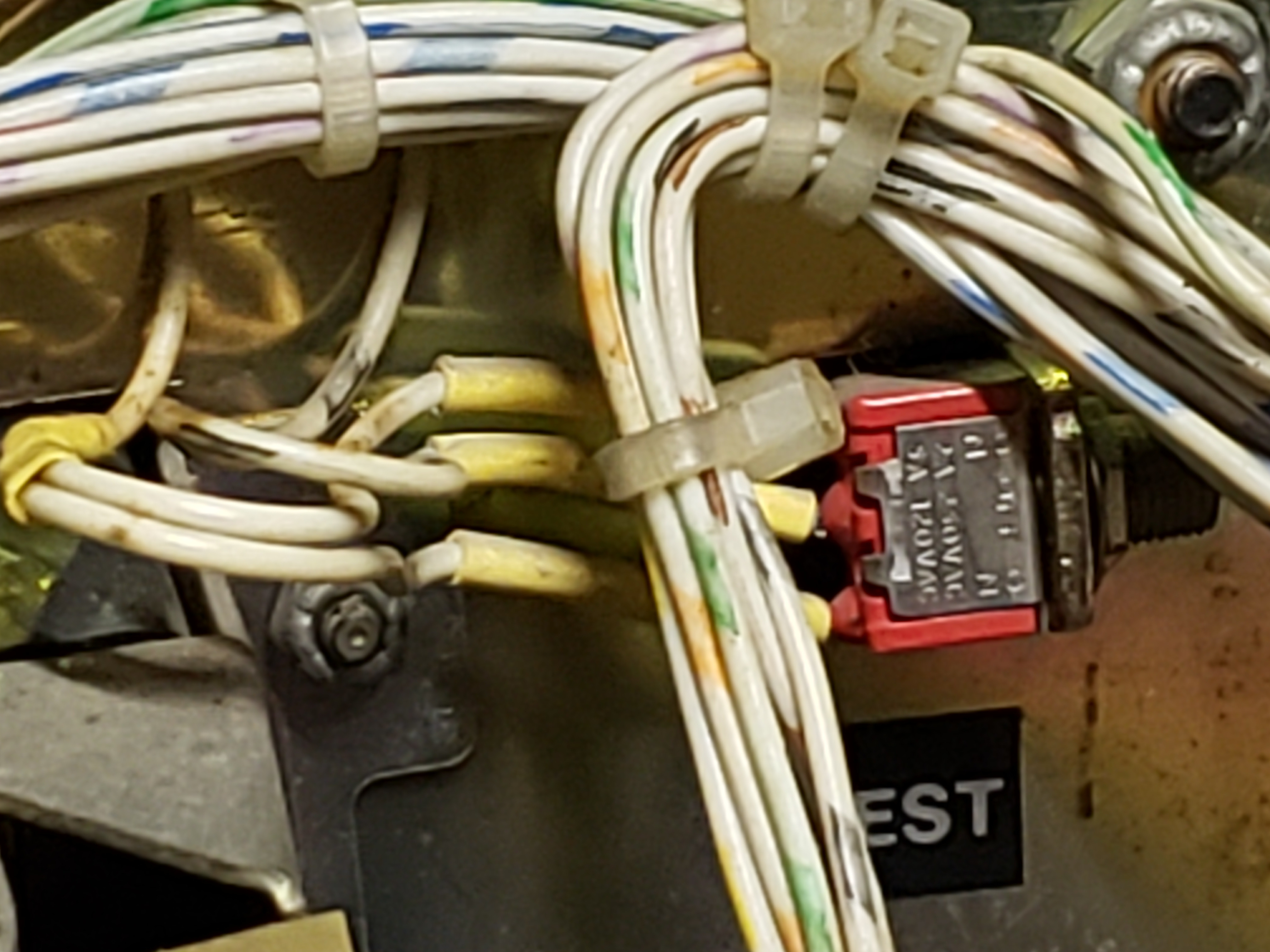 Missile Command Interlock Switch wiring Colors | Museum of the Game ...