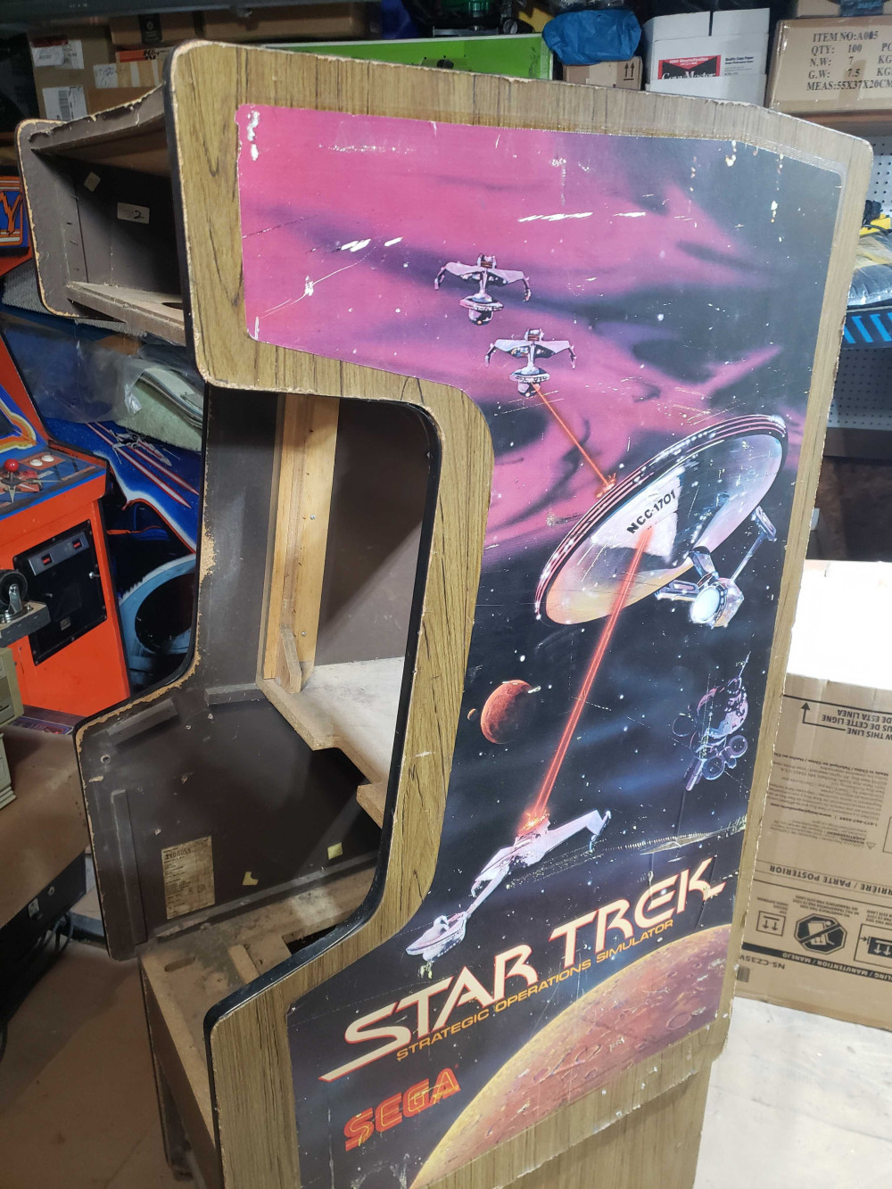 RIP - Sega Star Trek SOS (convert-a-cab) | Museum of the Game ...
