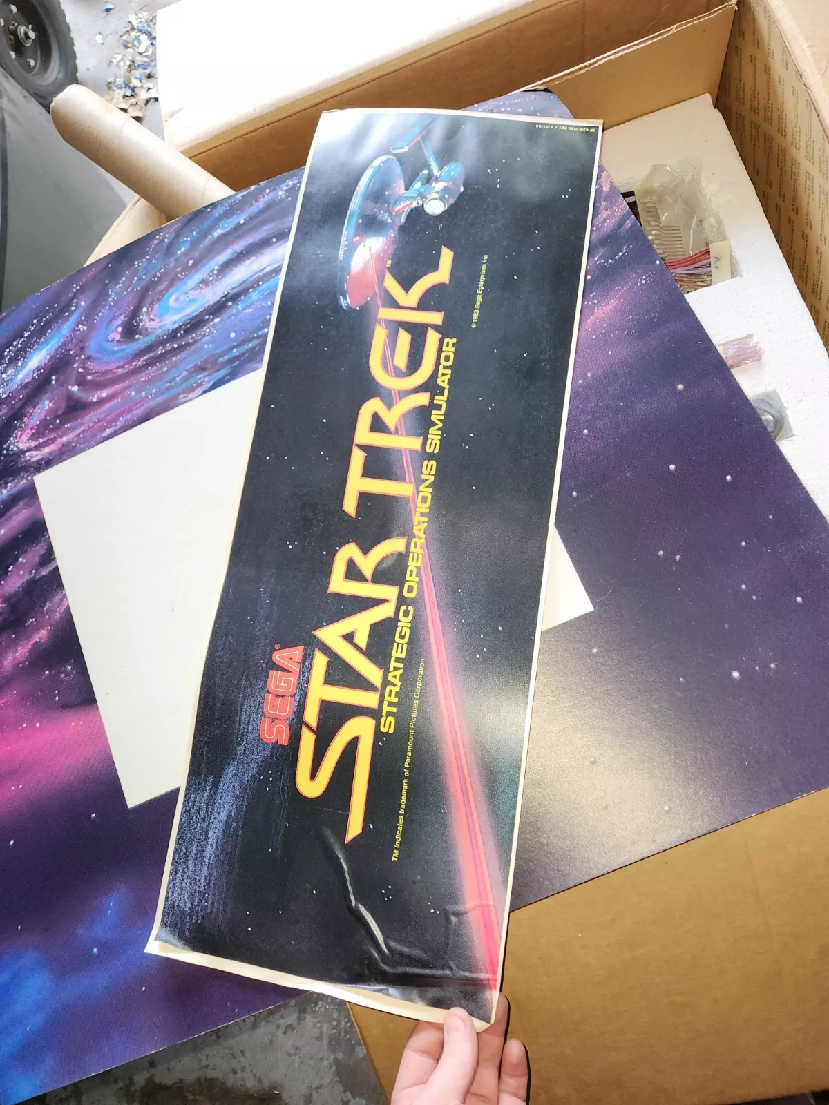 eBay - 3rd Party - RARE!!! NOS/NIB Sega Star Trek Arcade Deluxe Kit ...